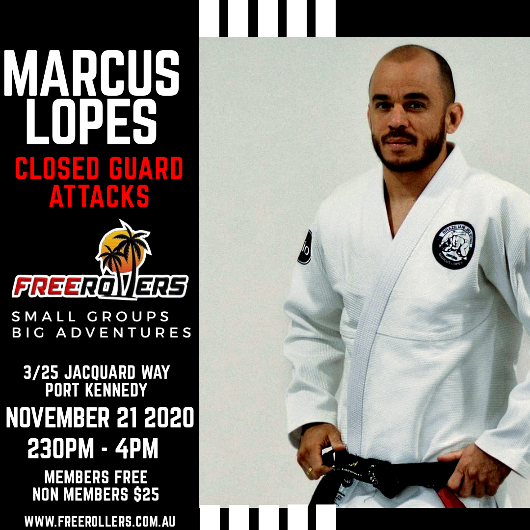 FREE ROLLERS WORKSHOP W/ Marcus Lopes - BJJ GETAWAYS